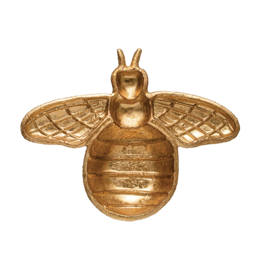Decorative Cast Iron Bee Shaped Dish - Go Girl Shoppe